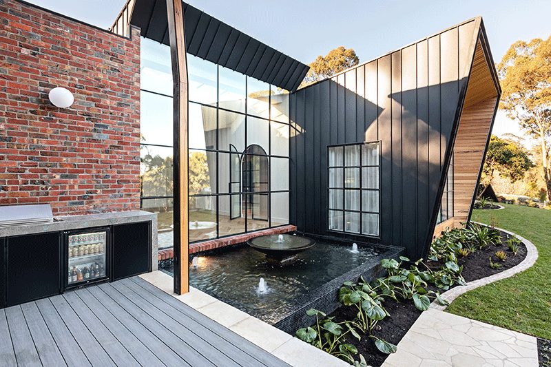 Vestis Nebula Midnight creates a striking home